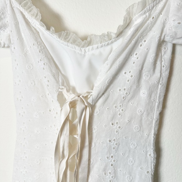 Daisy Daisy TV | Dresses | Daisy Limited Broderick White Eyelet Mini ...